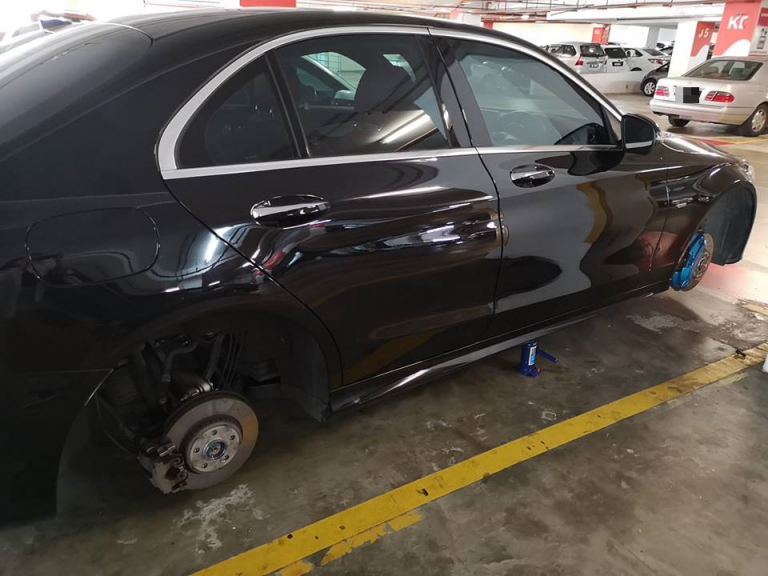 M'sian Shares How Her Car Tyres and Rims Were Stolen in Cheras Mall ...
